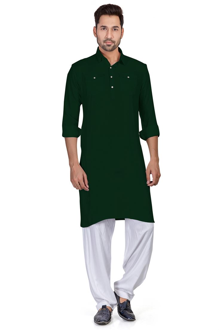 Function Wear Readymade Glamorous Pathani Style Kurta Pyjama For Men I ...